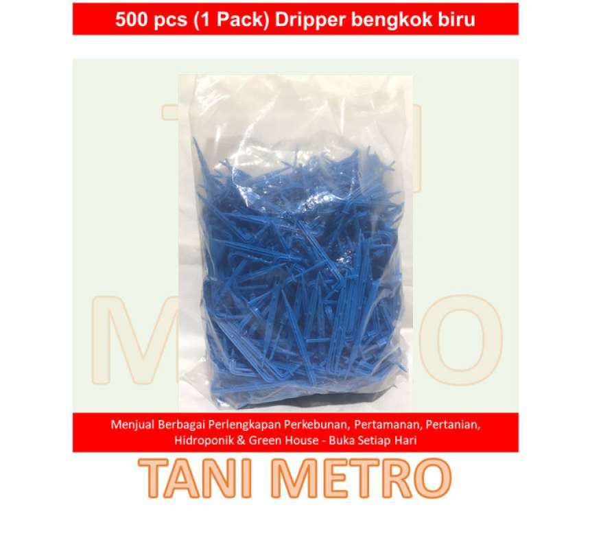 Promo 500 Pcs (1 Pack) Irigasi Tetes Drip Stick Bend Dripper Bengkok ...