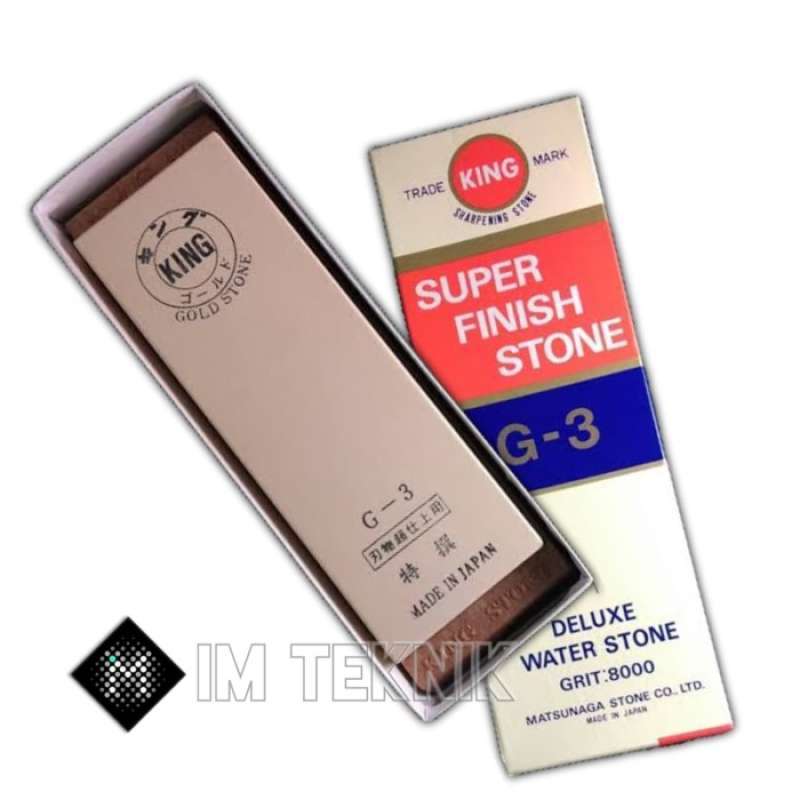 Promo King Super Finis Stone G-3 Grit 8000 Batu Asah Made In Japan ...