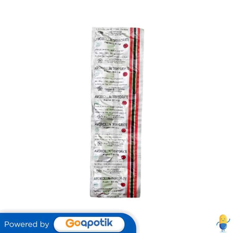 Jual Amoxicillin Novapharin 500 Mg Strip 10 Kaplet Di Seller Apotek Nia ...
