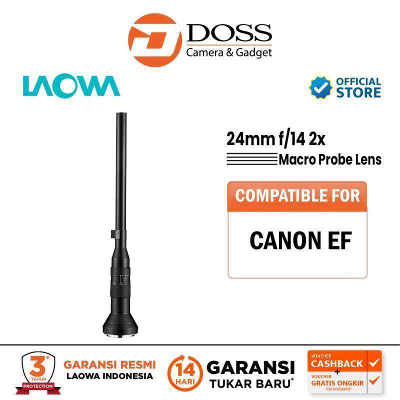 Jual Laowa 24mm f14 Probe Lens laowa 24 mm f1.4 probe lens 24mm lens di ...