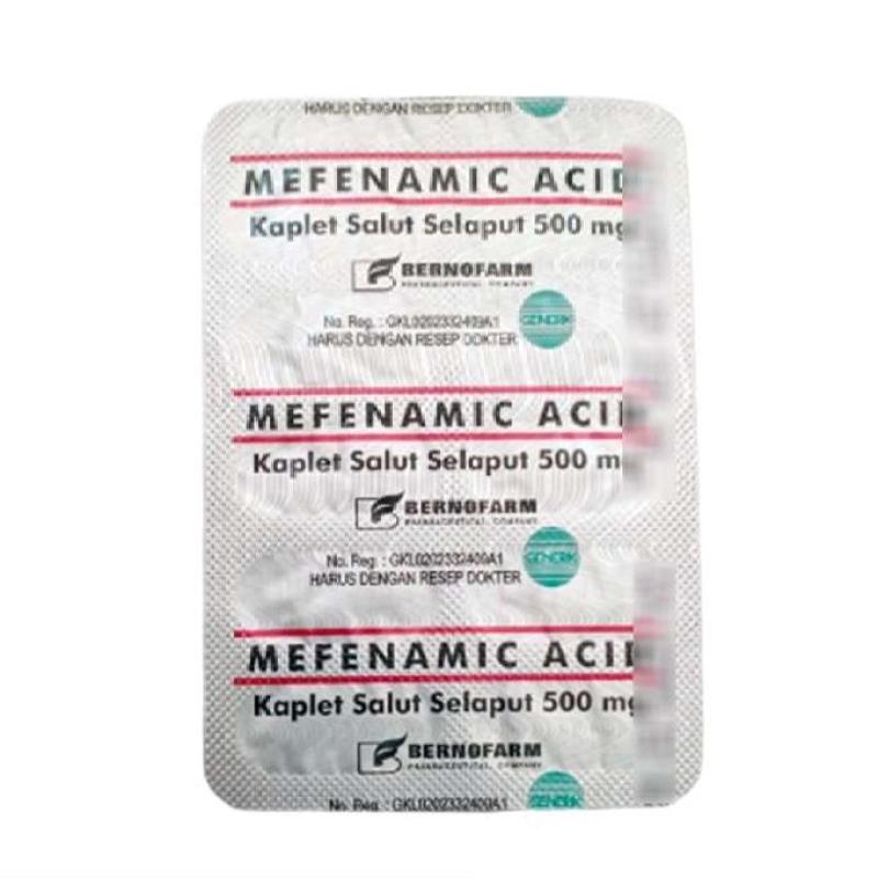 Jual MEFENAMIC ACID BERNOFARM 500 MG BLISTER 10 KAPLET di Seller Apotek ...