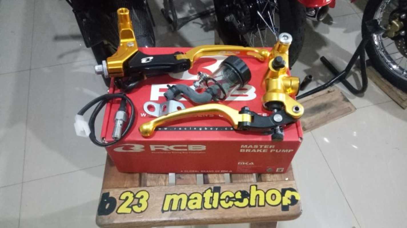 Promo master rem rcb full set handle kiri tipe s1 universal semua motor ...