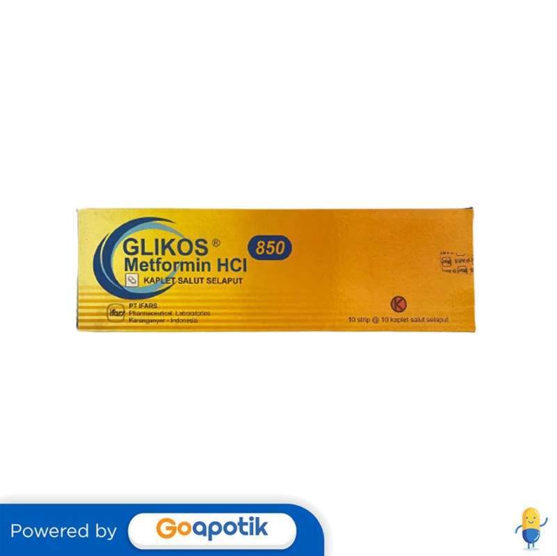 Jual GLIKOS 850 MG BOX 100 KAPLET di Seller Apotek Victory Farma ...