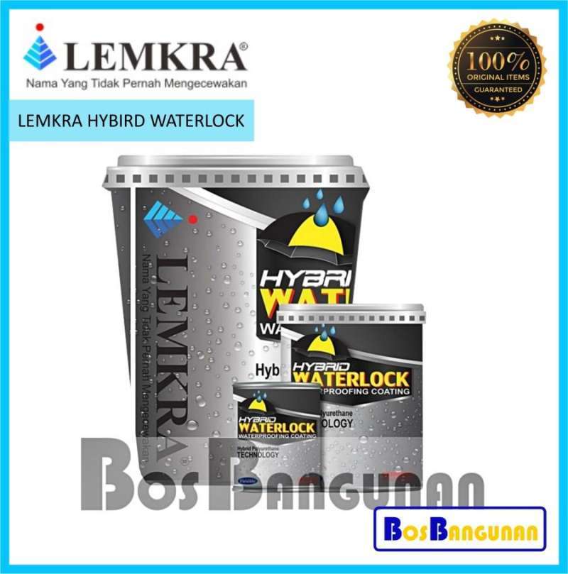 Jual Lemkra Anti Bocor WaterLock Hybrid 1Kg Waterproofing Coating ...