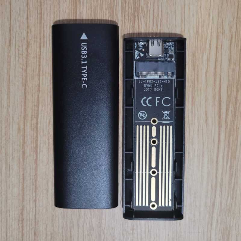 Jual SSD Enclosure TP06 M.2 NVMe External Case M2 PCIe Type C USB 3.1 ...