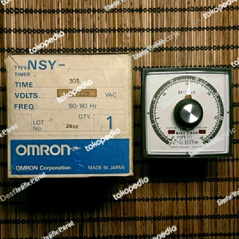 Promo Miny Timer Omron Nsy 30 Second 220Vac Original Japan Diskon 23% ...