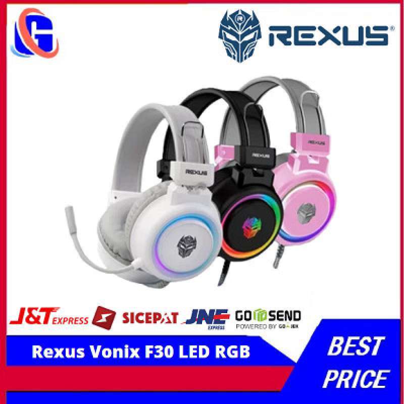 Promo Rexus Vonix F30 Headset Gaming LED RGB Spectrum Diskon 23% di ...