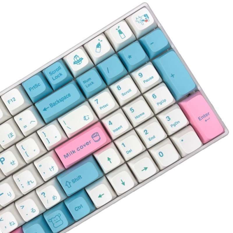 Promo KEYCAPS MILK COVER XDA PROFILE JAPAN ROOT SUBLIM MECHANICAL ...