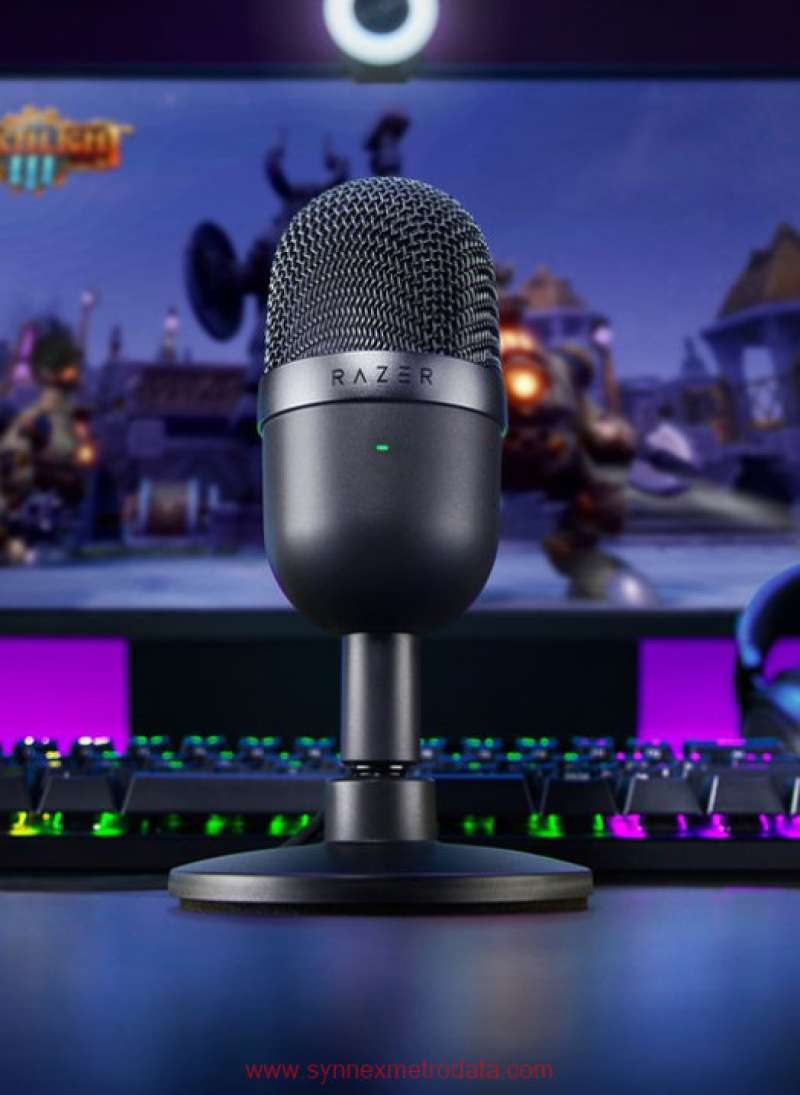Promo RAZER Seiren Mini Ultra Compact Gaming Microphone USB - Black ...