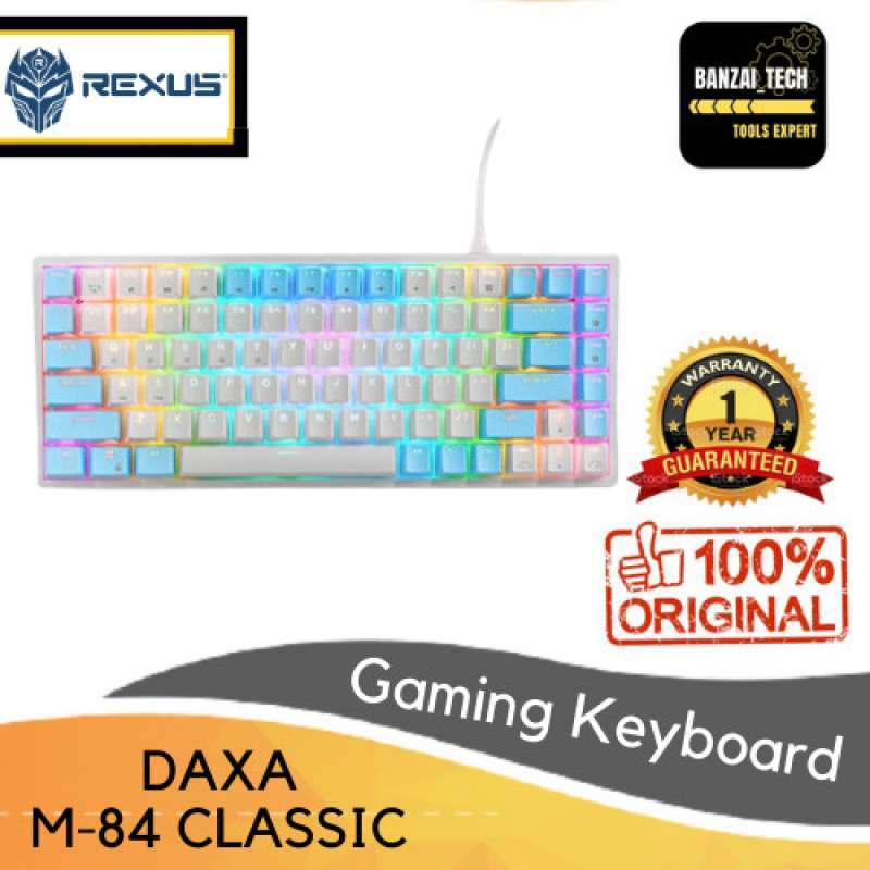 Promo Rexus Daxa M84 Classic Wired Mechanical Gaming Keyboard Diskon 23 ...