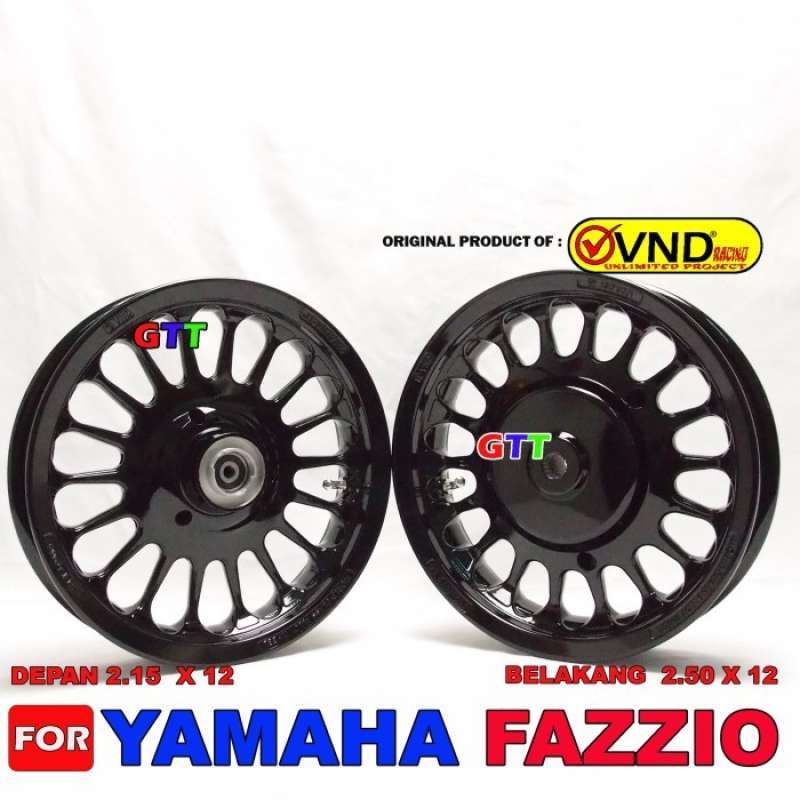Promo Velg Original Vnd Roullete Yamaha Fazzio Ring 12 Diskon 20% di ...