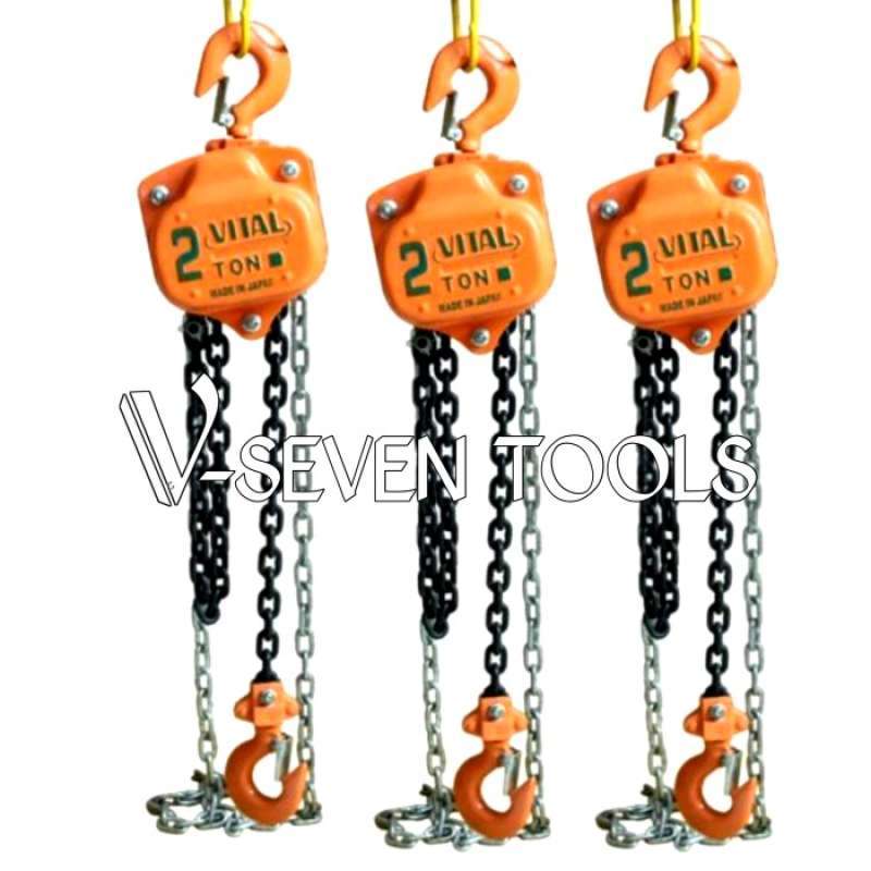 Promo Chain block takel 2ton X 10 meter VITAL Chain block made in japan ...