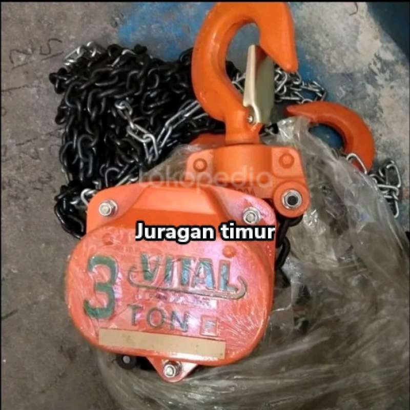 Promo Chain block 3 ton x 7 meter VITAL VP-5 katrol manual original ...