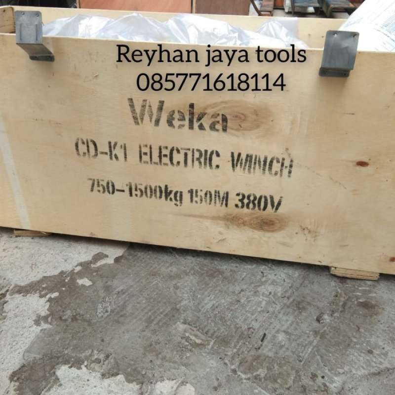 Promo Katrol listrik 1500 kg Sling 150 Meter WEKA Electric winch hoist ...