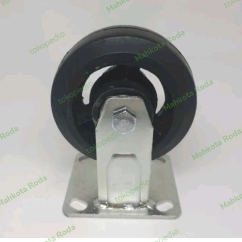 Promo Roda Karet Heavy Duty 5 Inch Mati Diskon 23% Di Seller Indah ...