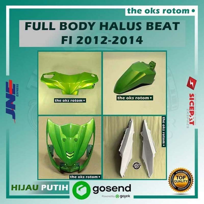 Promo Full Set Body Bodi Halus Honda Beat Fi Injeksi Stater Kasar Ijo ...
