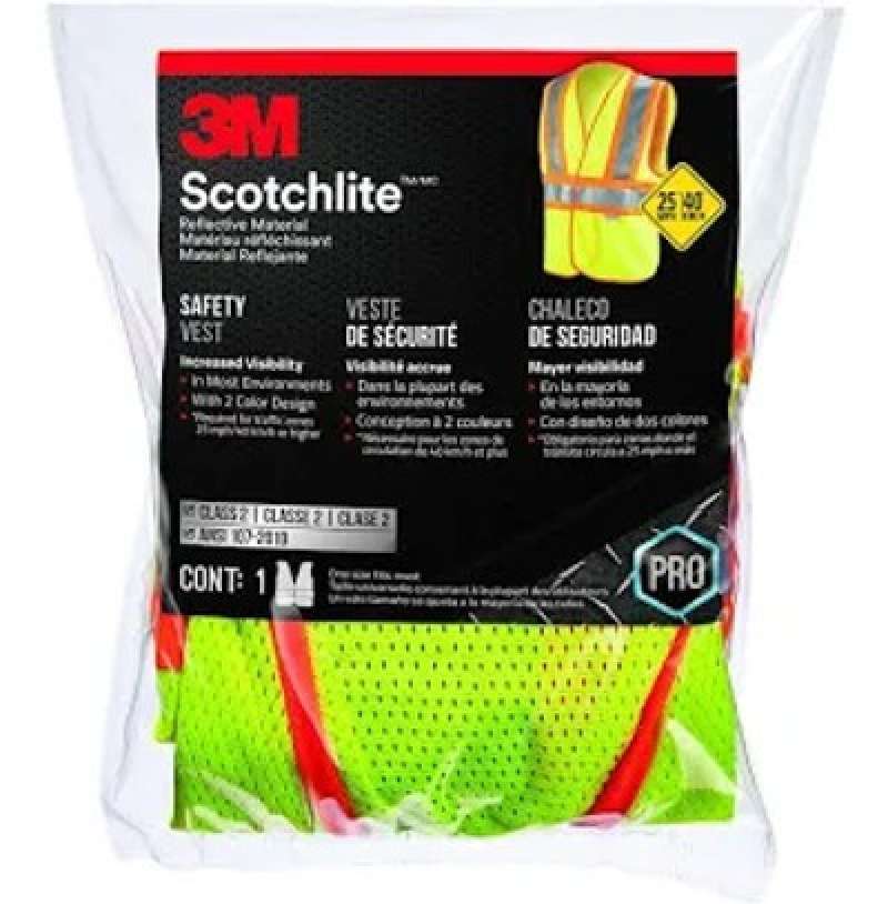Promo 3M Reflective Construction Safety Vest With 5 Point Tear Away ...