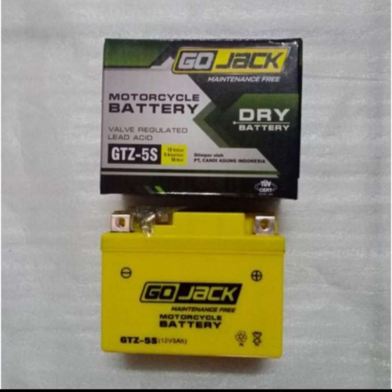 Jual Aki Go Jack Gtz5s Full Kering 12v/5ah Di Seller Watuwila_garage - Mijen, Kota Semarang | Blibli