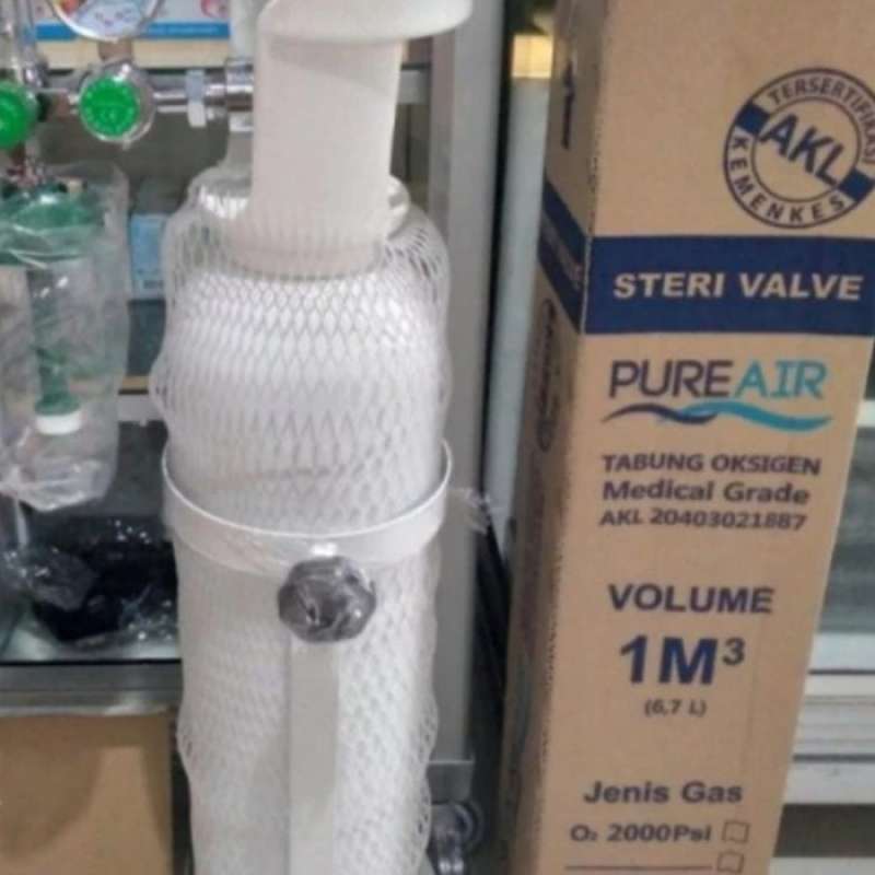 Promo Tabung Oksigen Lengkap 1M3 Set Diskon 17% di Seller Mahanani Store 4 - Cikoko, Kota ...