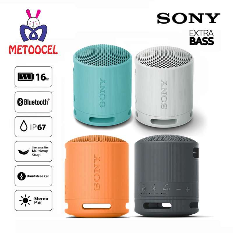 Jual Sony Srs-xb100 Portable Wireless Speaker Bluetooth Extra Bass Di ...