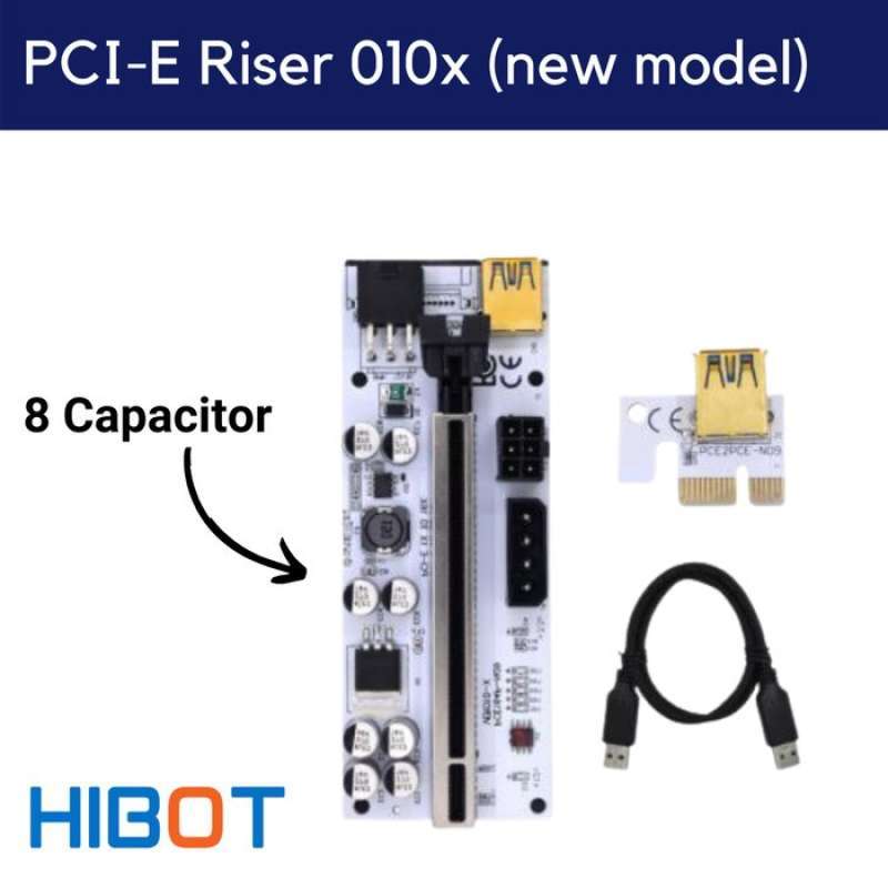 Promo GPU Riser v0010x - 8 Capacitor Diskon 23% di Seller Hexana Store ...