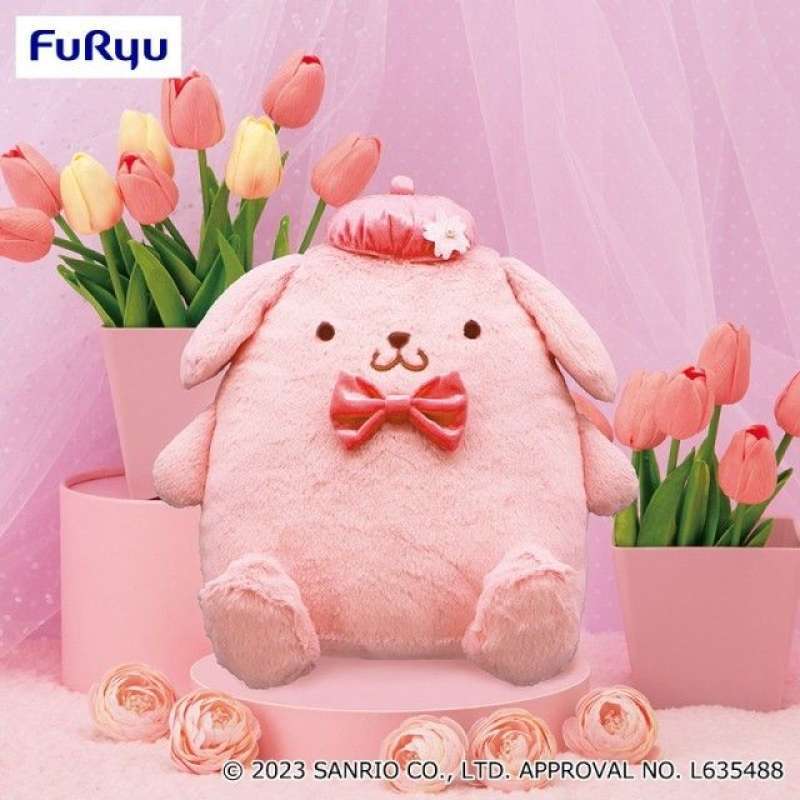Jual Original Sanrio Pompompurin Fluffy Pink Big Plushy Boneka ...