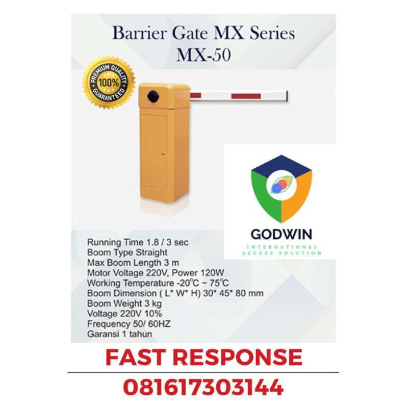 Promo Palang Parkir Otomatis. Barrier Gate . Parking Gate. Mx 50 