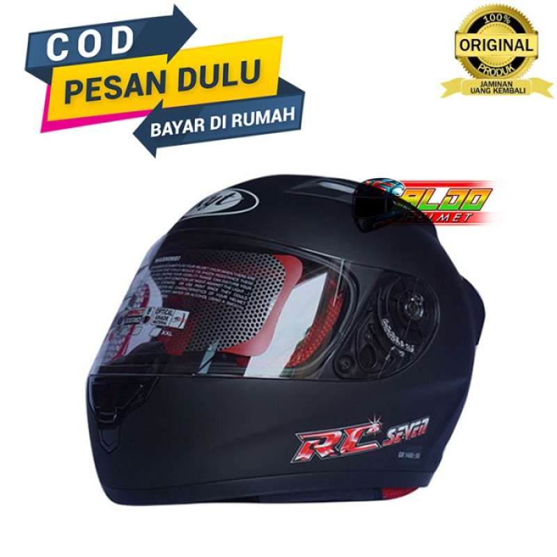 Promo Helm Kyt Rc Seven / Rc7 Hitam Dop / Black Dof Diskon 23% di ...