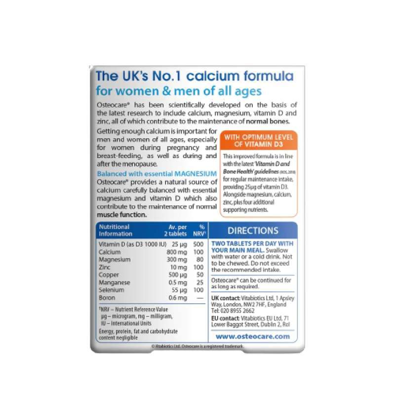 Promo Vitabiotics Osteocare original Calcium Magnesium Vitamin D, Zinc ...