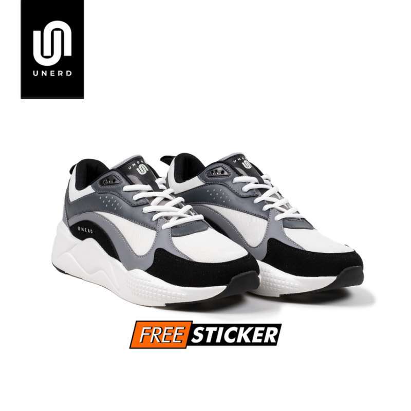 Jual Sepatu Sneakers Unerd | Yukkuri Iron Grey | Sepatu Sneakers Casual ...