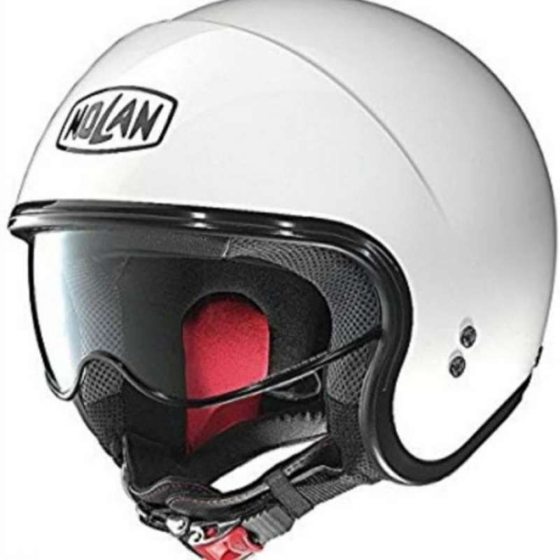 Promo Nolan N21 Classic 005 Metal White | Helm Motor Retro Vintage ...