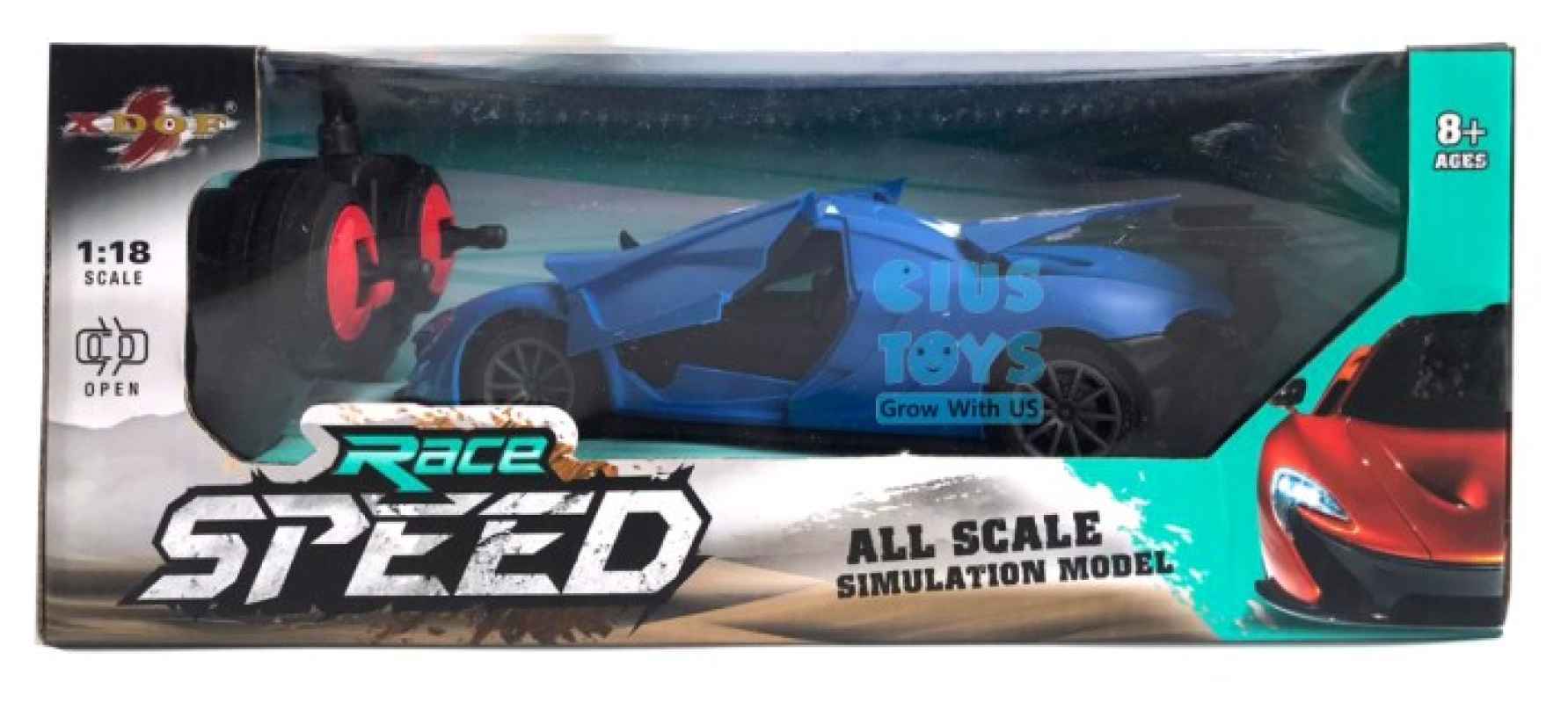 Promo Mobil Remote Control Buka Pintu Race Speed Skala 1:18 Diskon 23% ...