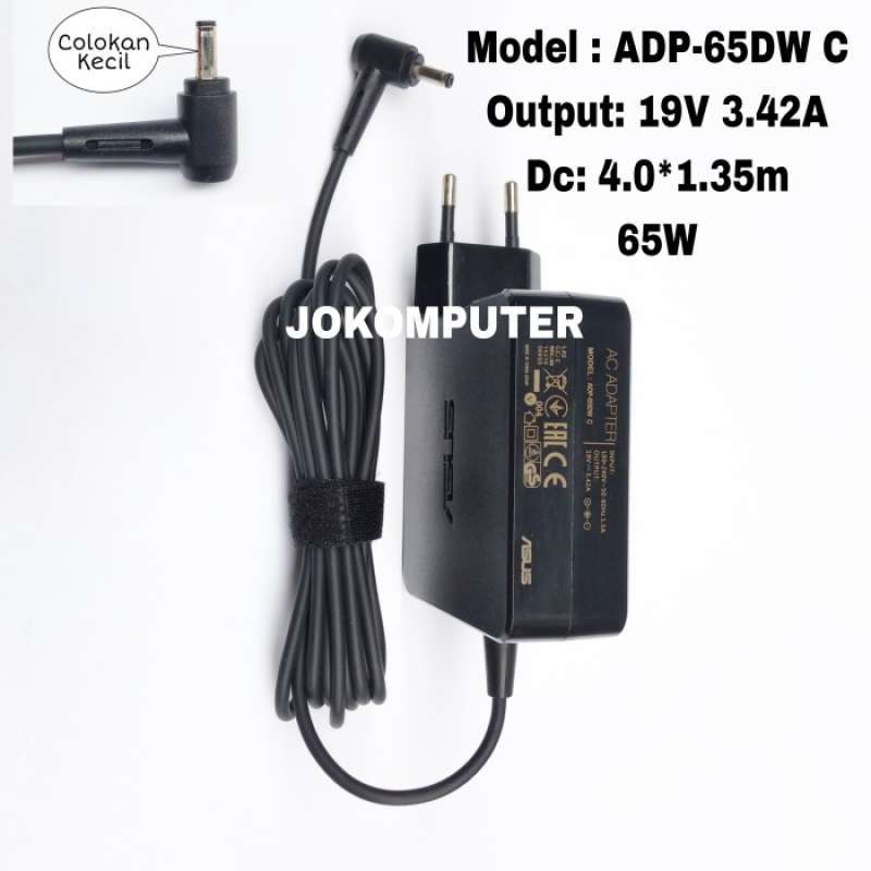 Promo Charger Adaptor Casan Original Laptop Asus V A Dc Mm W Diskon Di