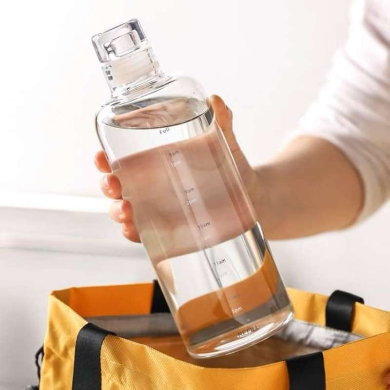 Jual Nomi Botol Plastik Estetik / Transparant Glass Bottle Aesthetic Di ...