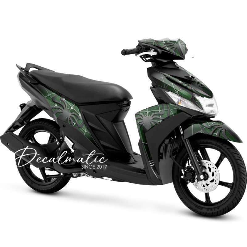 Jual Stiker Decal Full Body Yamaha Mio M3 Mio S 125 Spiderman 3 - Mio S Hijau di Seller ...