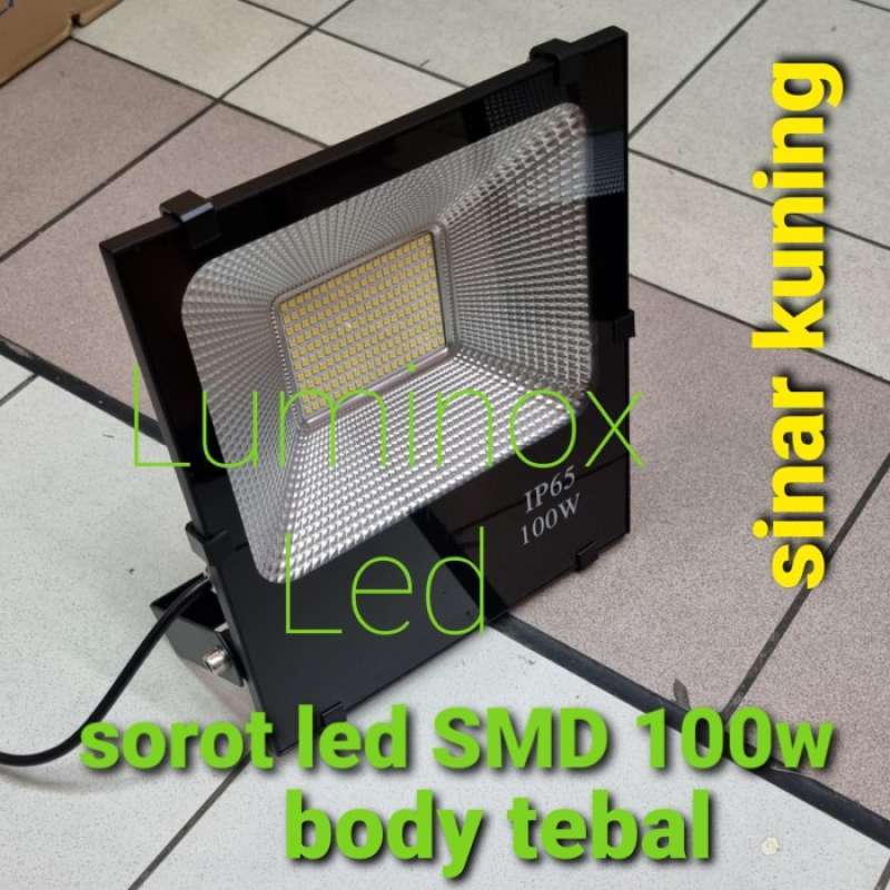 Promo sorot led smd kuning 100watt 100w tembak led 100 watt body tebal 220v Diskon 9% di Seller ...