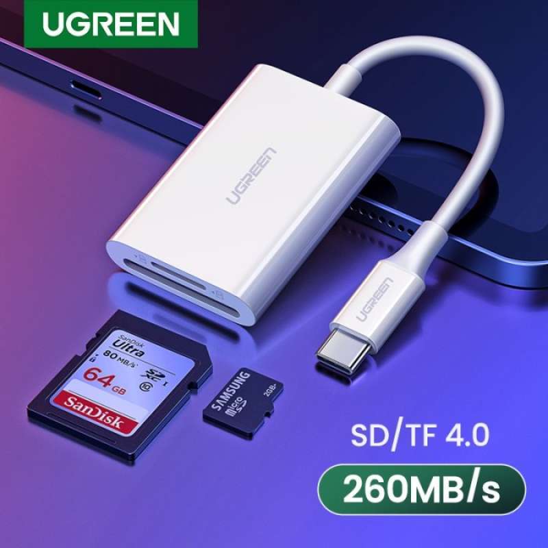 Promo Ugreen USB C Card Reader UHS-II 2 in 1 SD/TF Diskon 23% di Seller ...