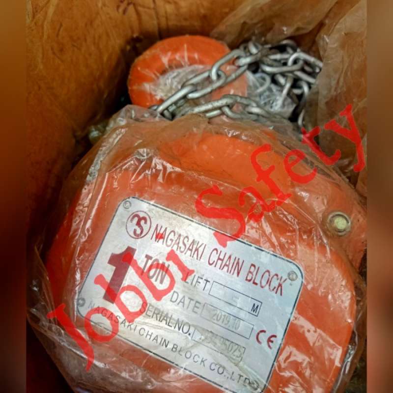 Promo Chain Block / Takel Nagasaki 1 Ton X 3 Meter Panjang Rantai ...