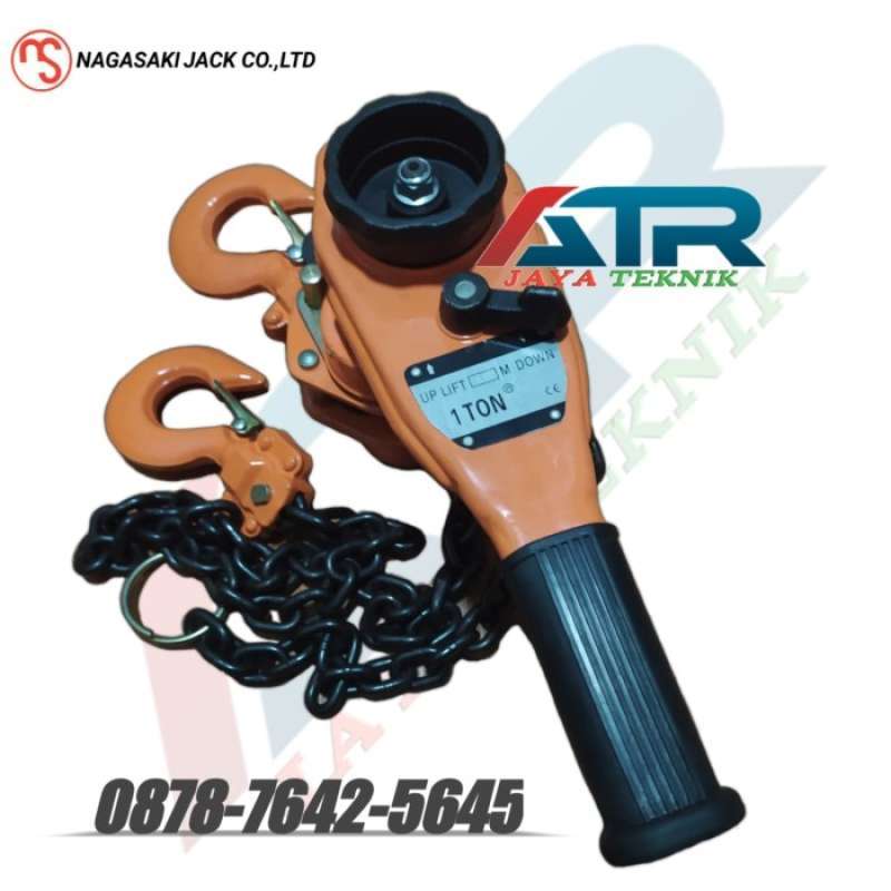 Promo Lever Block 1 Ton x 1.5 Meter Nagasaki -Capacity 1.5 Ton Diskon ...