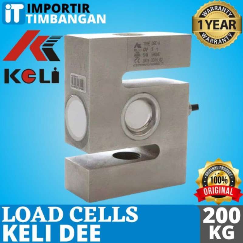 Promo Loadcell Sensor Timbangan KELI DEE Load Cell S Type tipe S 300kg 500kg Diskon 33% di ...