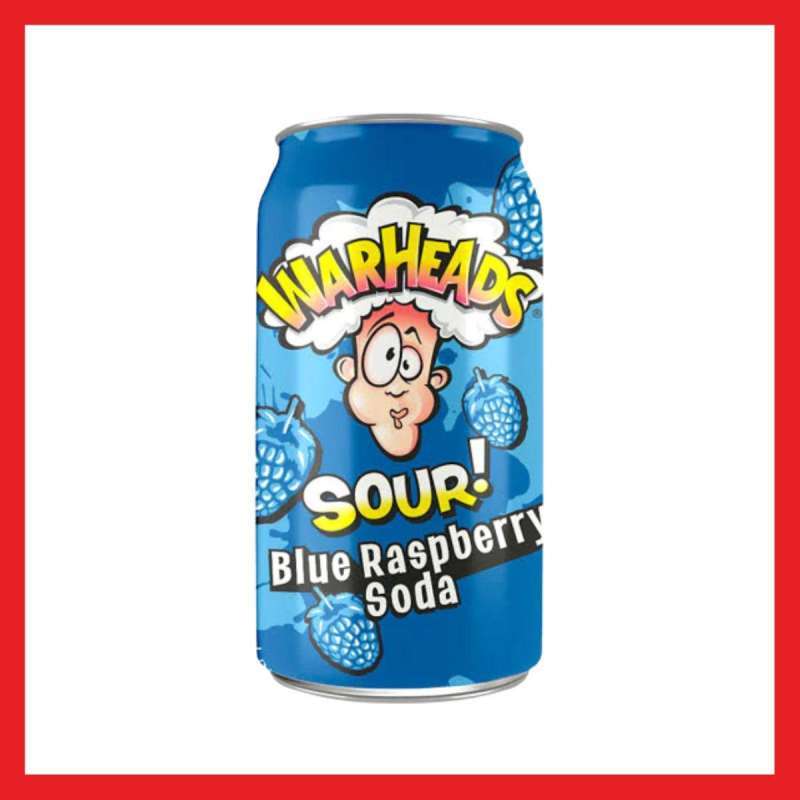 Jual Warheads Sour Soda USA 355ml Minuman Asam Berkarbonat Rasa Buah ...