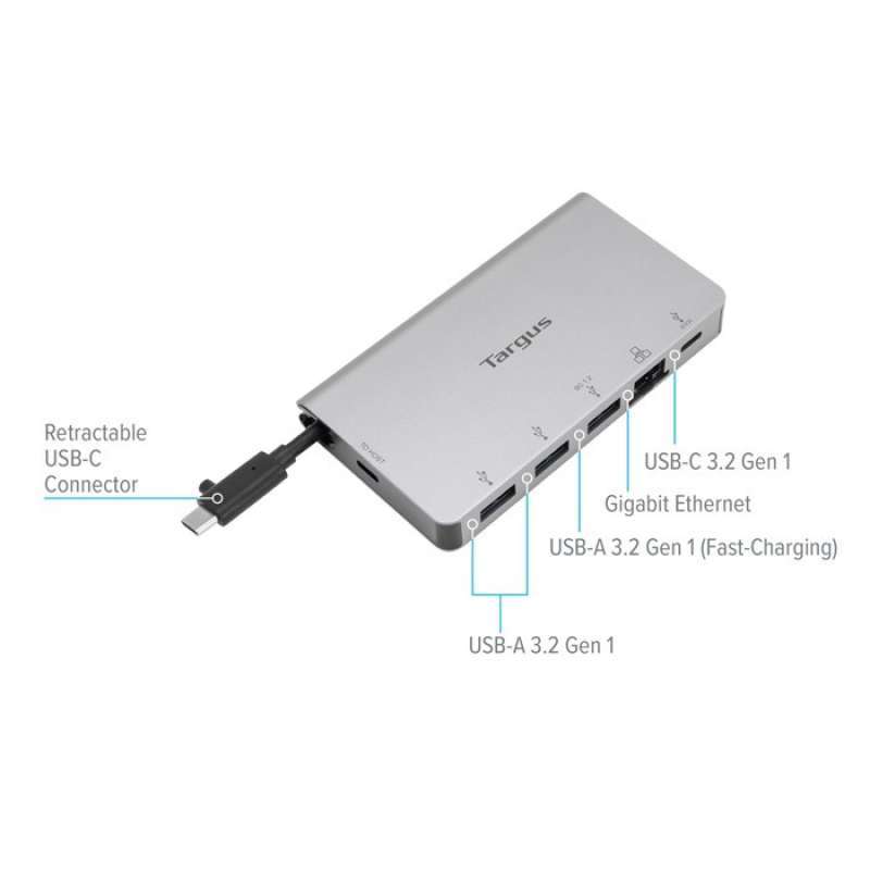 Promo Targus Aca951Ap Usb-C Multi-Port Hub With Ethernet Adapter And ...