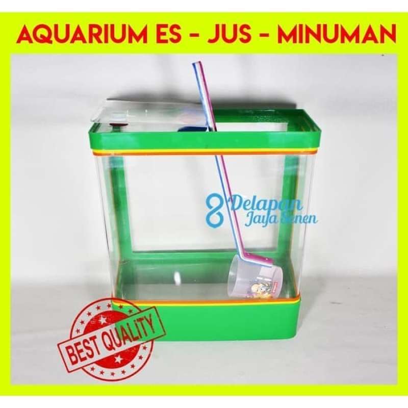 Promo Aquarium Es Kelapa Sedang |Aquarium Es Buah|Box Es Kelapa (Gojek/Grab) Diskon 23% di ...
