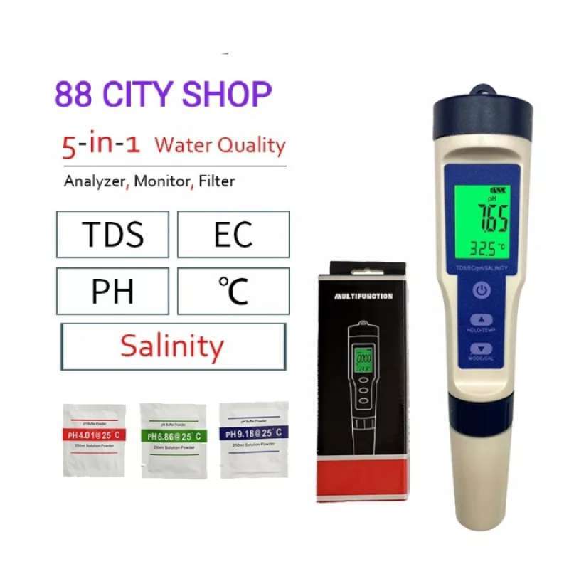 Jual Salinity Meter Digital Salinitas Tester Salinometer Salt Meter ...
