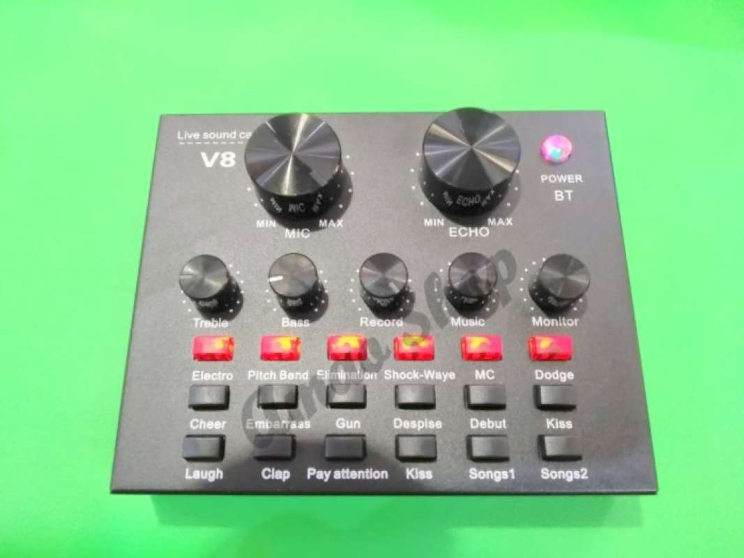 Jual Sound card V8 Mixer Bluetooth SoundCard V8 Audio Soundcard New di ...