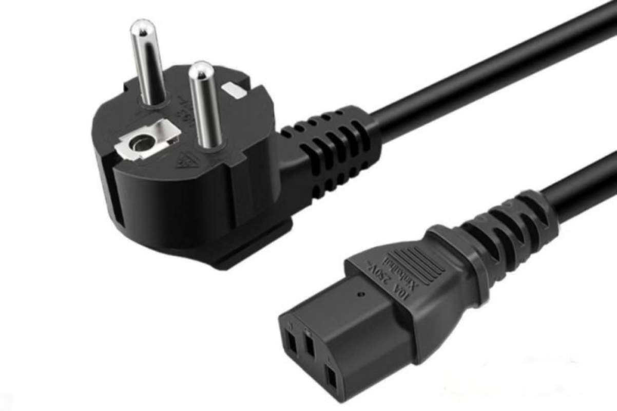 Promo Kabel Power Komputer Cpu Power Supply Pc 3 Lubang - Bahan Tebal ...