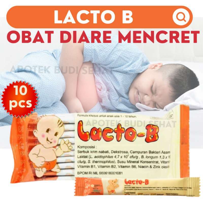 Promo Lacto B Obat Mencret Bayi Obat Diare Anak Obat Sakit Perut Per 10 ...
