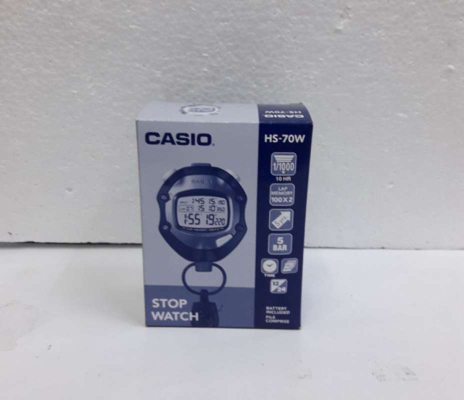 Jual casio stop watch hs-70 w di Seller Thalassaa Shop - Wanasari, Kab. Bekasi | Blibli