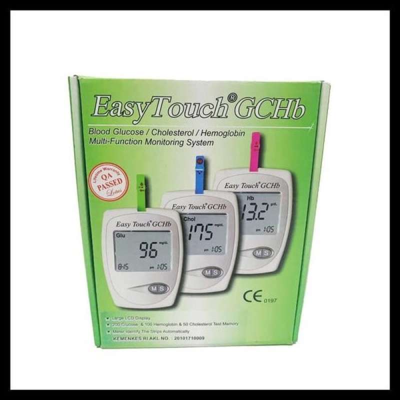 Promo Easy Touch Gchb / Alat Ukur Gula, Kolesterol, Hemoglobin Diskon ...