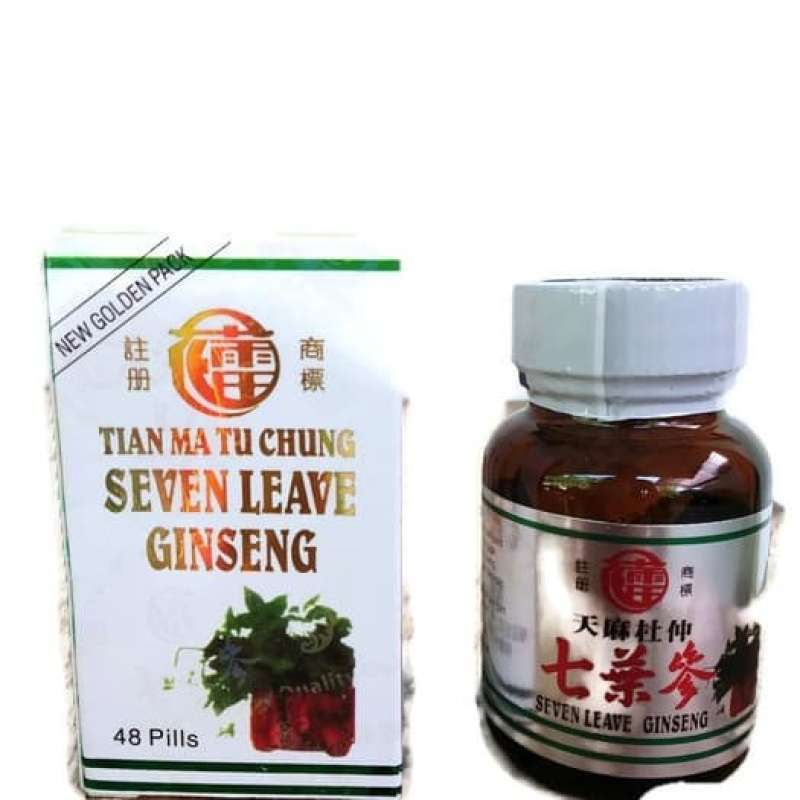 Promo Seven Leave Tian Ma Tu Chung - Obat Sakit Tulang, Sendi 48 Pills ...